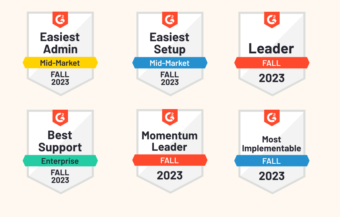G2 Awards Harvest with 22 Badges in Fall 2023 Grid Report
